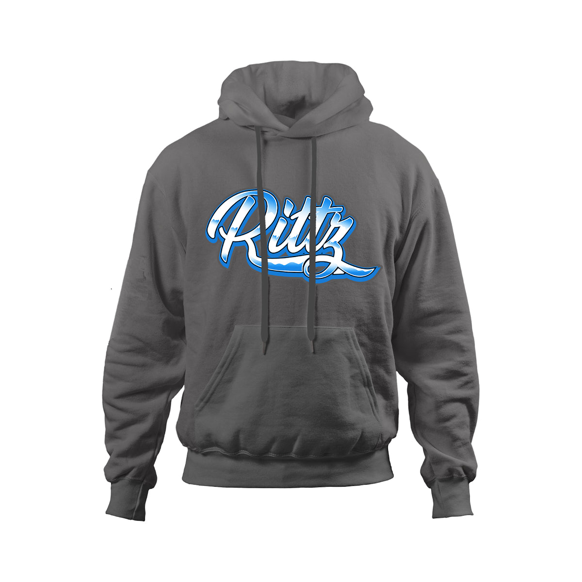 Rittz Chrome Logo Hoodie Grey – Rittz Official Store