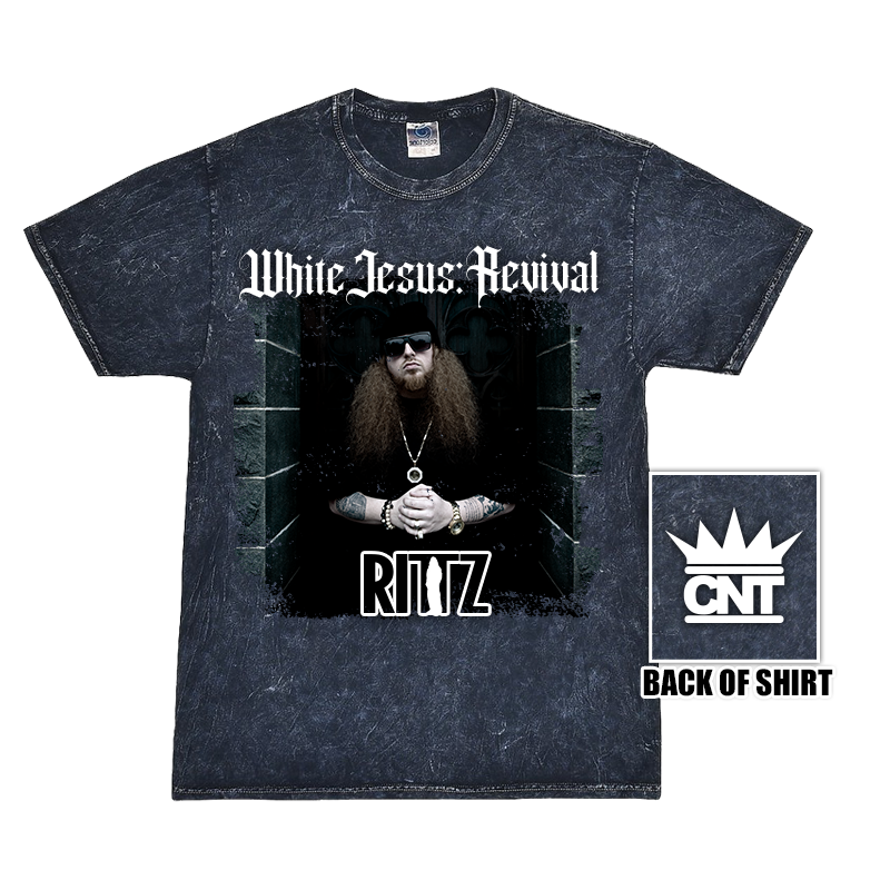 Rittz White Jesus Revival Cover Mineral Tie Dye Shirt – Rittz Official ...