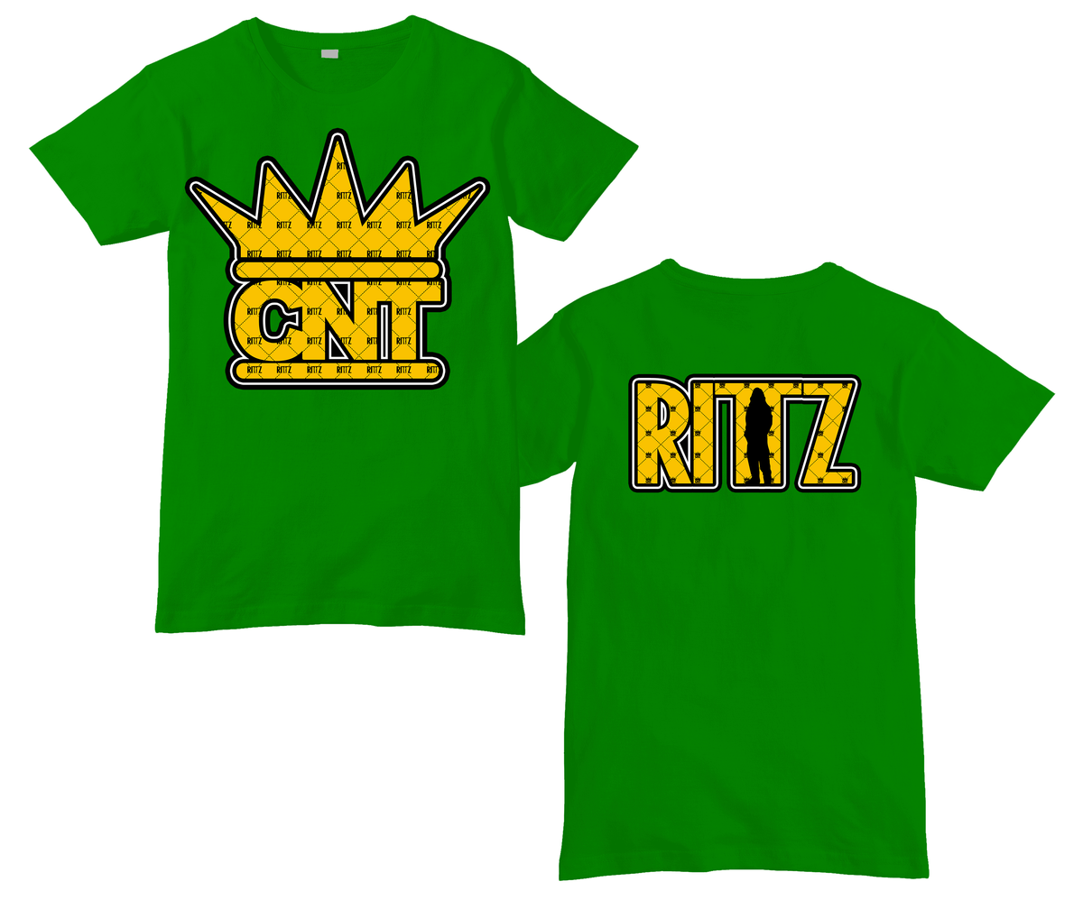 CNT Pattern Logo Green Shirt – Rittz Official Store